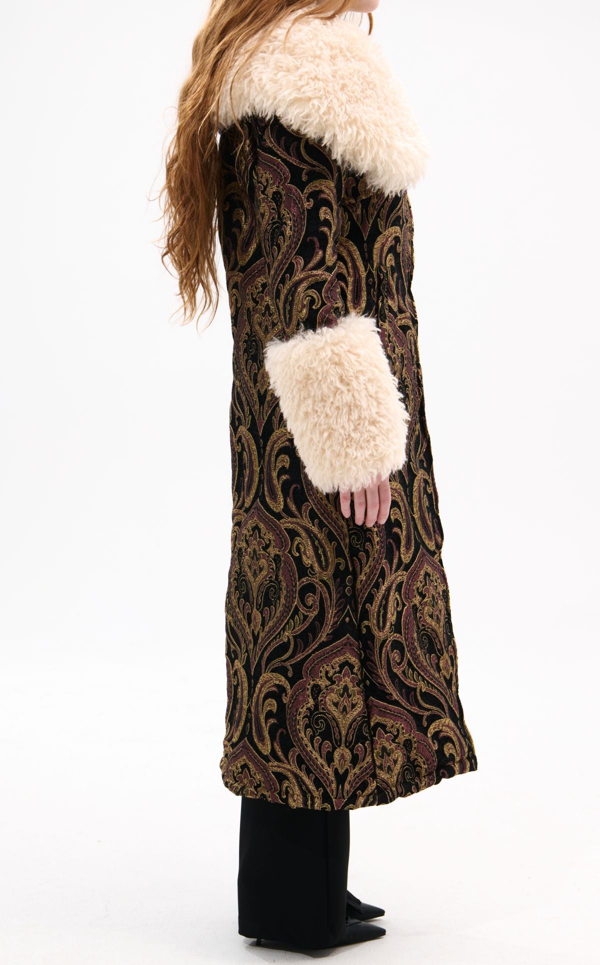 OTELIA-BLACKMULTI FAUX FUR JACKET | AZALEA WANG