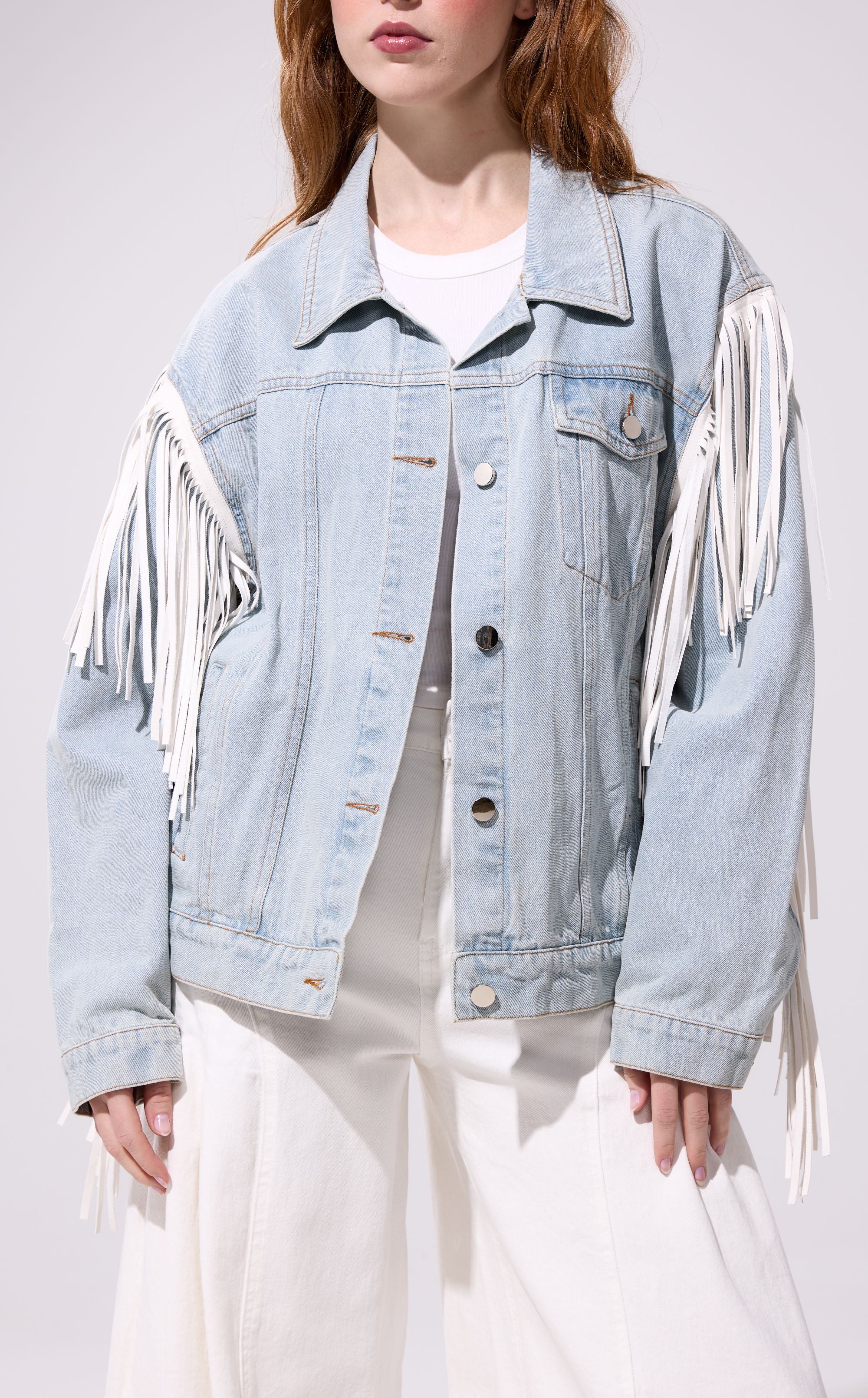 ARLA-DENIM DENIM OUTERWEAR | AZALEA WANG