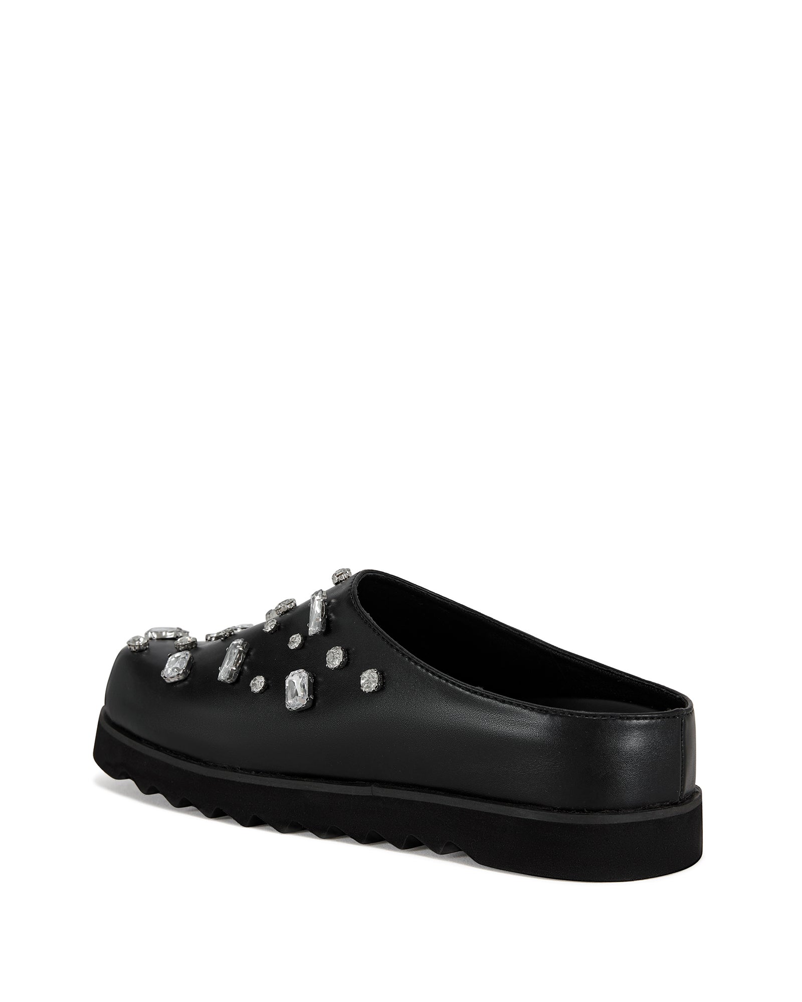 VONCILE-BLACK RHINESTONE CLOG | AZALEA WANG